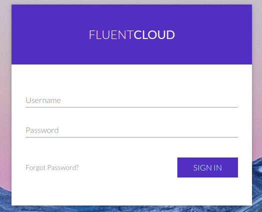 How to Log In and Out of My FluentCloud Web Portal
