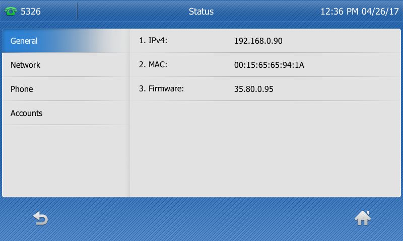 Finding the IP Address of your Yealink T48G/48S