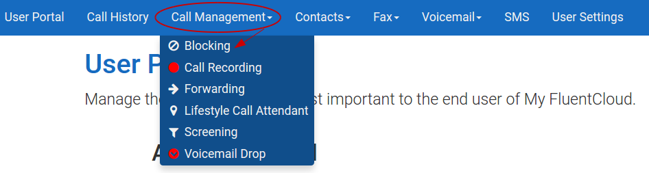 How to Block Numbers in My FluentCloud