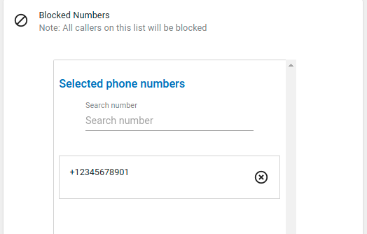 How to Block Numbers in My FluentCloud