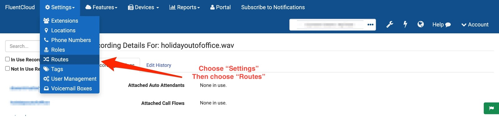 How To Set Up a Holiday Route
