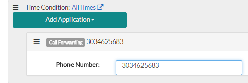 How to set up Call Forwarding in a Route