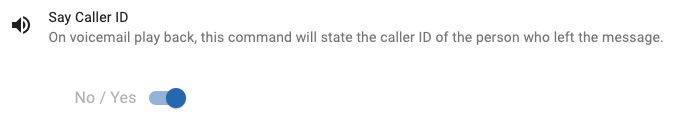 Voicemail Box Settings