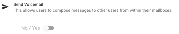 Voicemail Box Settings